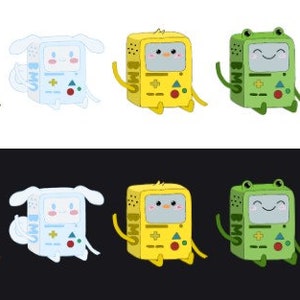 Cute Adventure Time BMO Character Sub or Bit Badges/emotes for Twitch ...