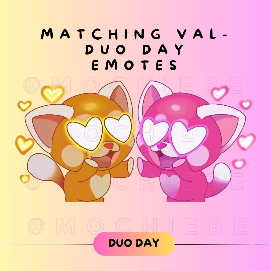 Cute Matching Valorant Duo'sday Emotes (NOT ANIMATED) for Twitch or ...