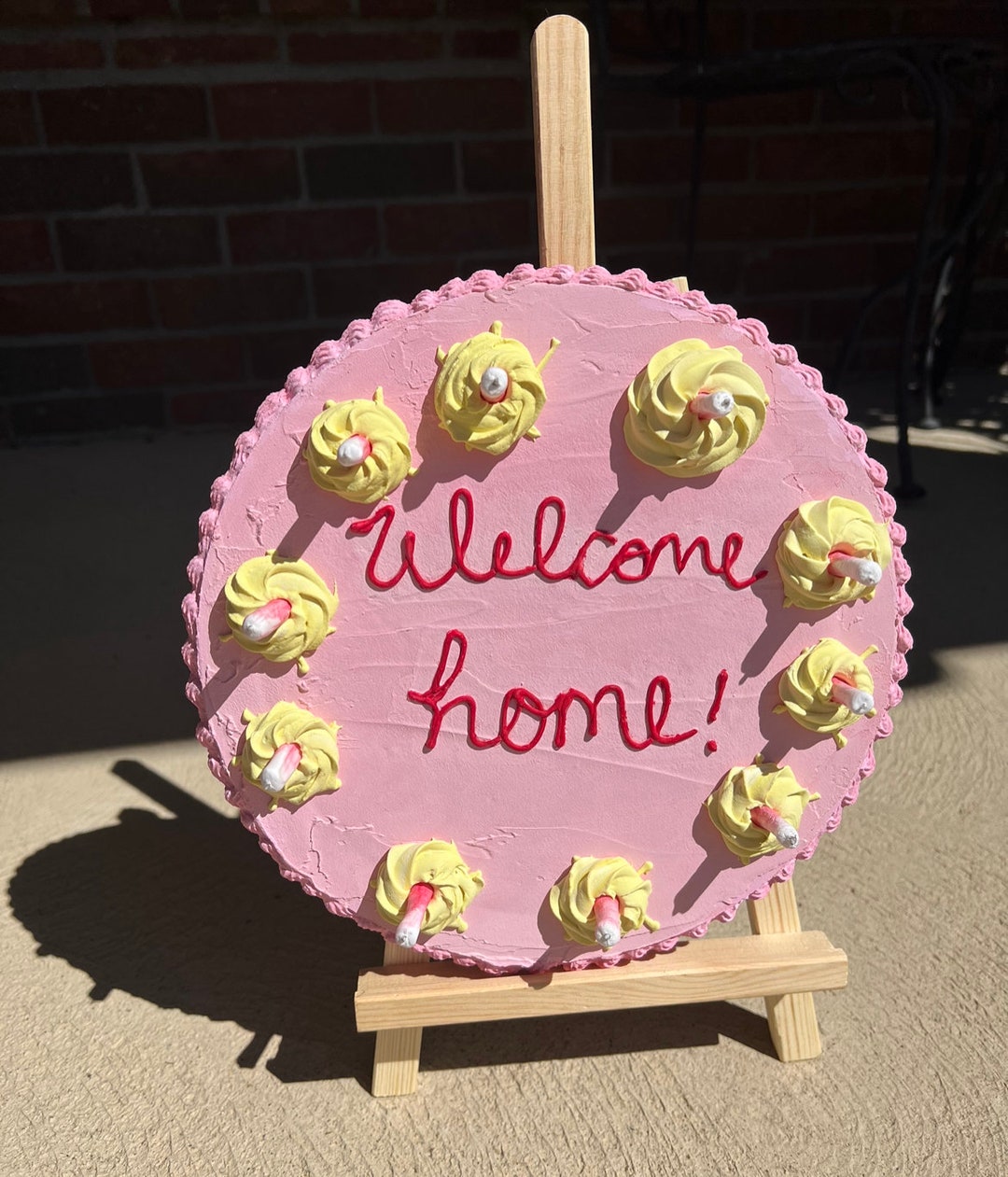 Coraline Movie welcome Home Fake Cake Canvas - Etsy