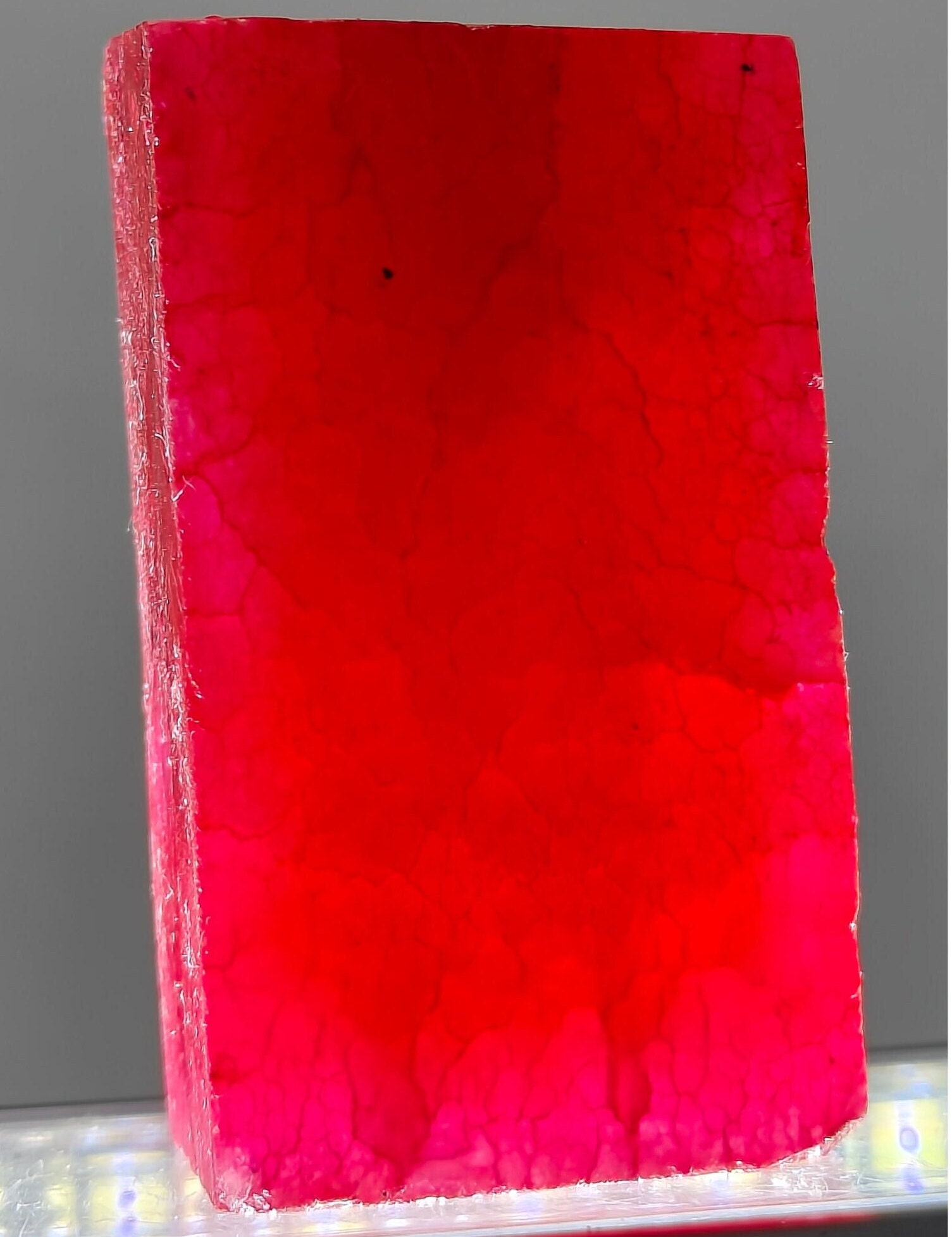 Ruby Sale Raw Uncut Ruby Rough Rectangular Stone Rough Ruby Slice for ...