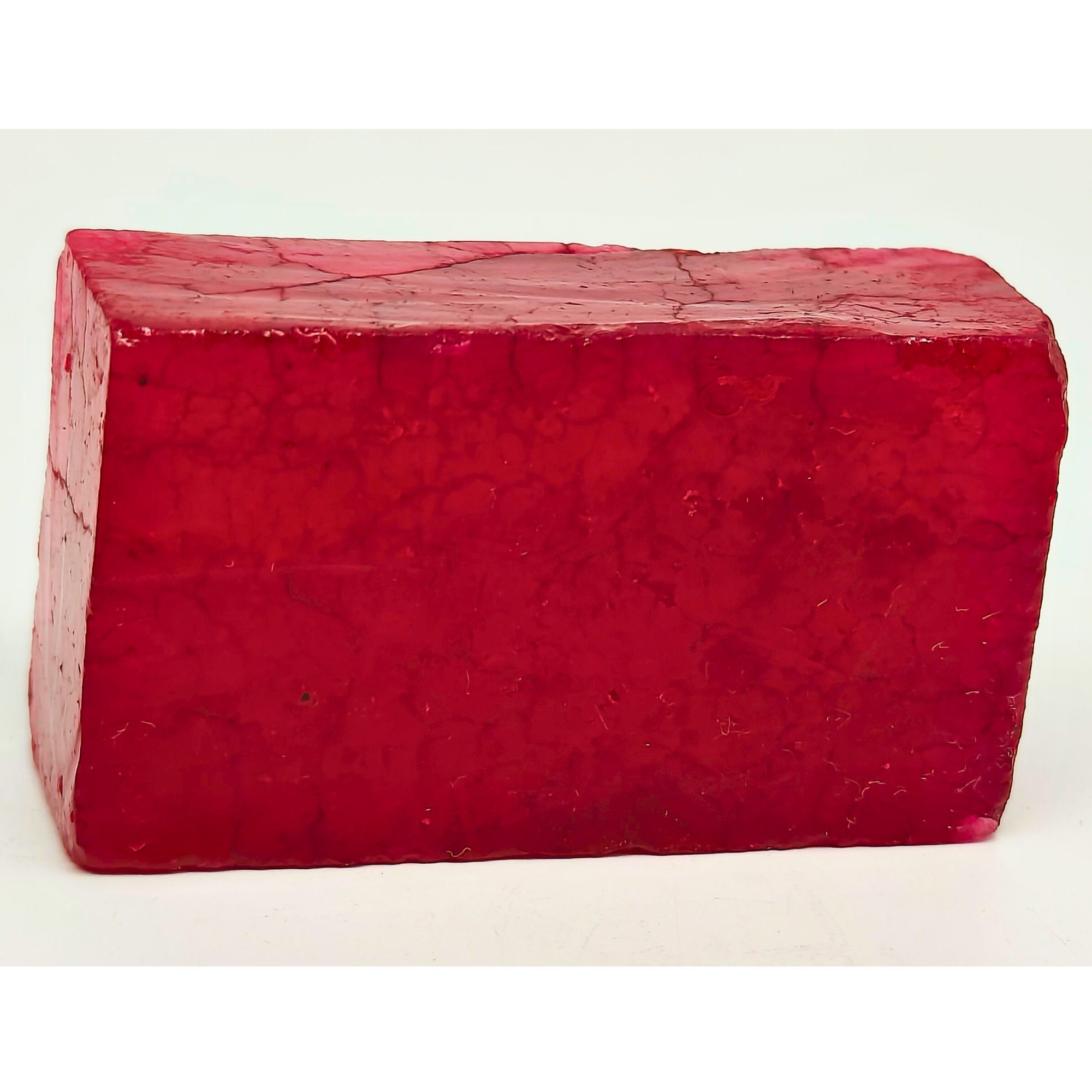 Ruby Sale Raw Uncut Ruby Rough Rectangular Stone Rough Ruby Slice for ...