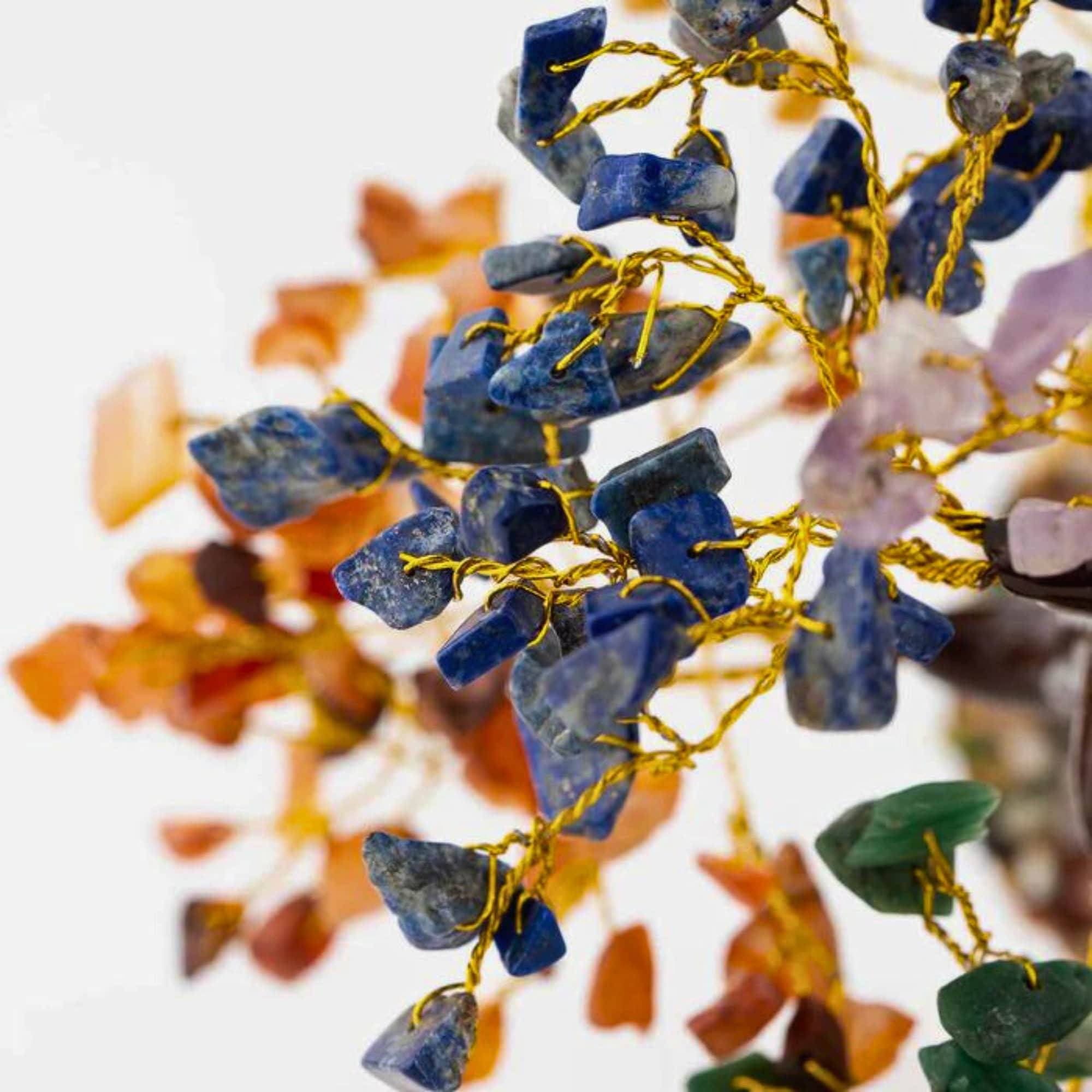 7 Chakra Natural Stone Tree With Healing Properties 9 Inches Tall for ...