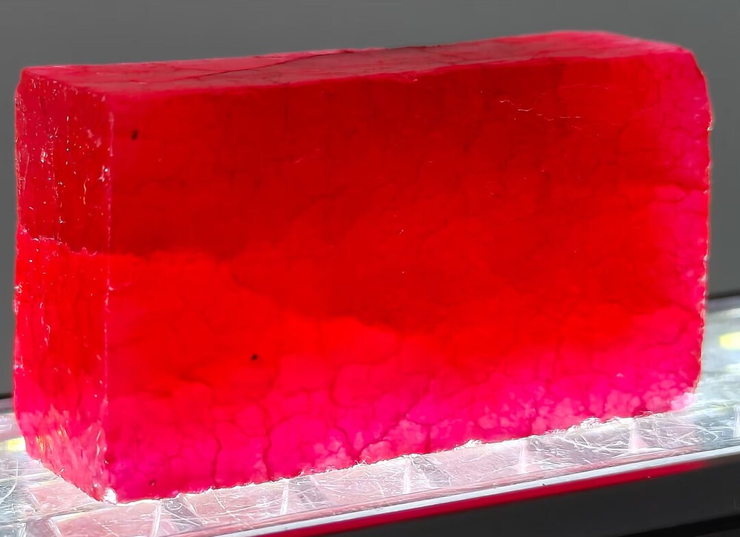 Ruby Rough 500ct Uncut Shape Red Ruby Rough Gemstone AAA Quality Ruby ...