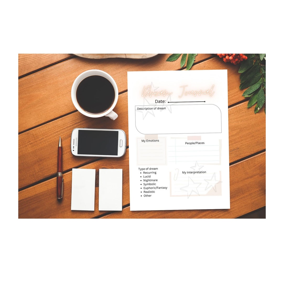 Track Your Dreams - Dream Journal Tracker - Journal Your Dreams ...