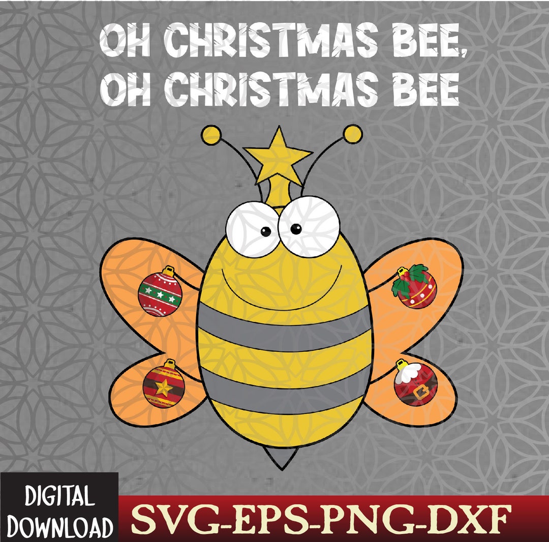 Bumble Bee Santa Christmas Svg Eps Png Dxf Digital - Etsy