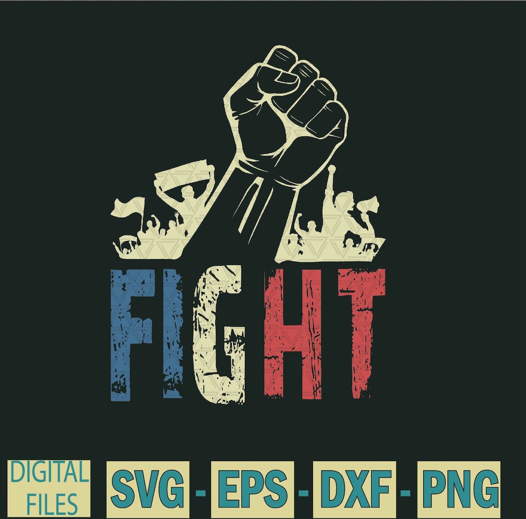 USA Flag Fight for America Svg, Png Design - Etsy