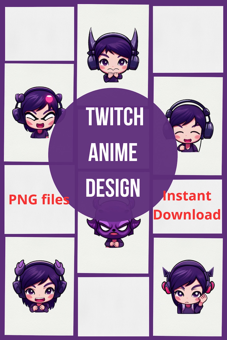 Twitch Emotes 9 PNG Images of Twitch Emotes, Discord, Stickers - Etsy