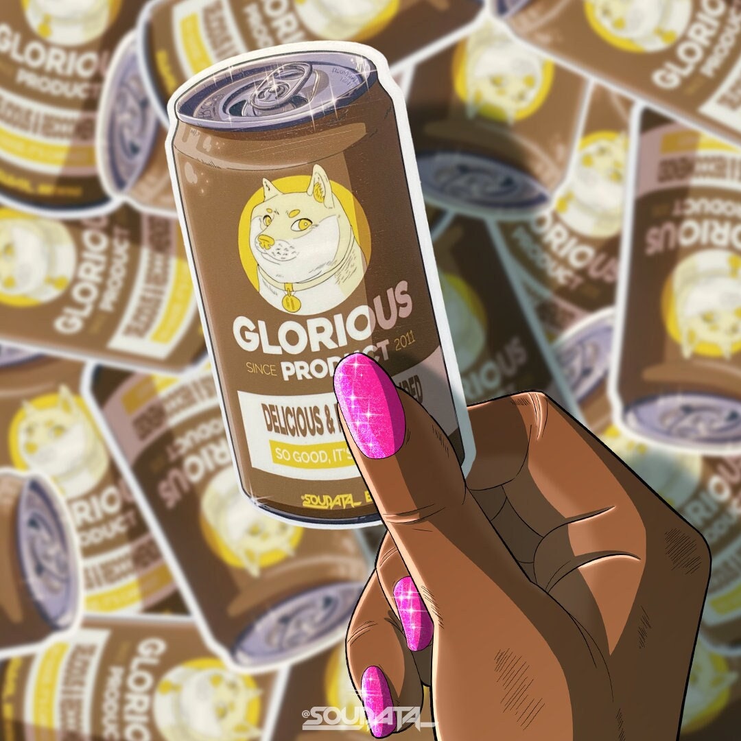 Glorious Product Can Sticker - Etsy