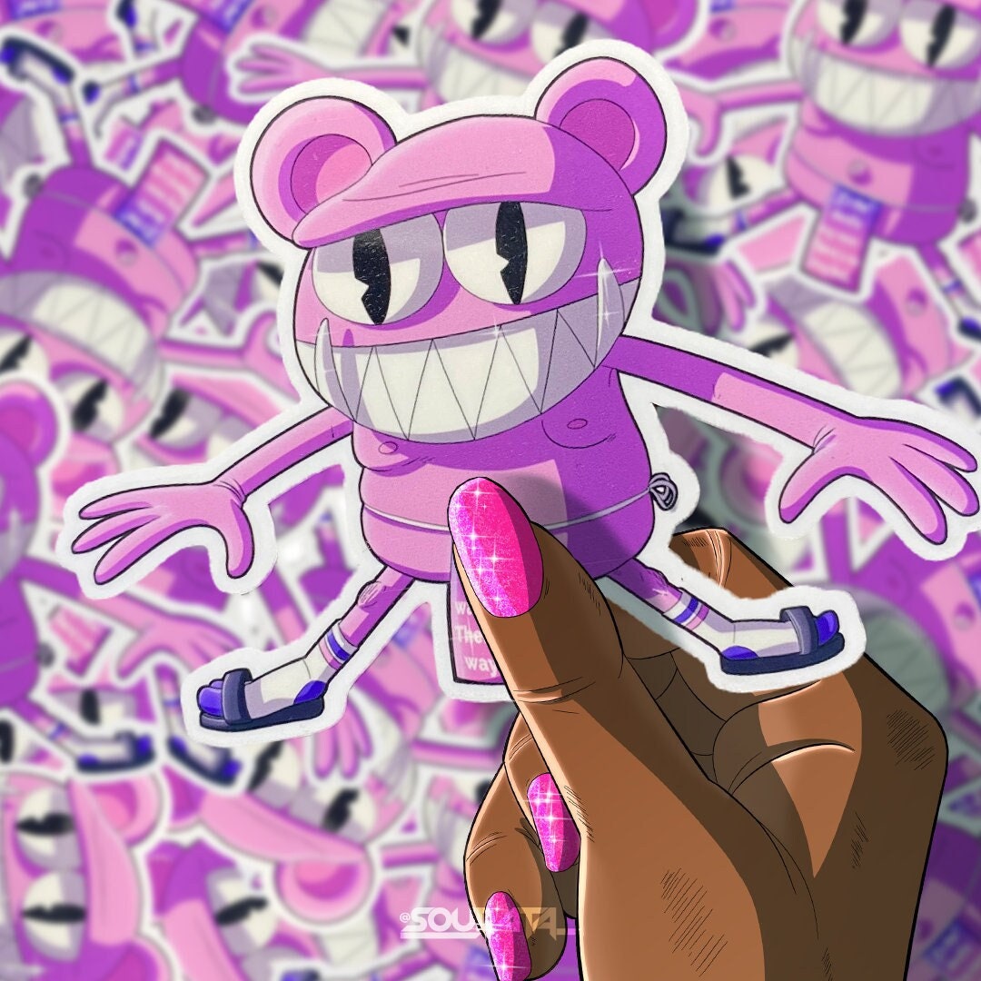 Caveman Sticker | Grunge Graffiti Meme Sticker - Etsy