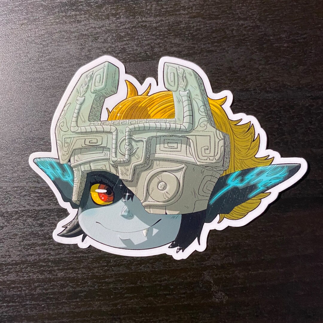 Midna the Legend of Zelda Sticker Cute Anime Girl/gaming Sticker - Etsy