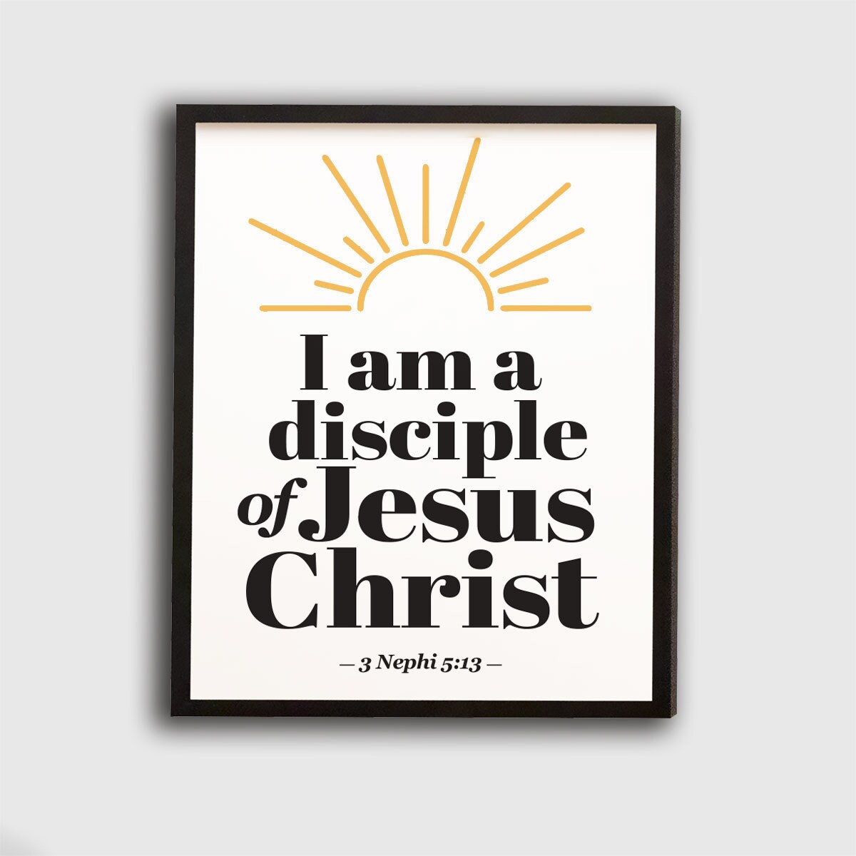 LDS Youth Theme Poster | I Am a Disciple of Jesus Christ (digital ...