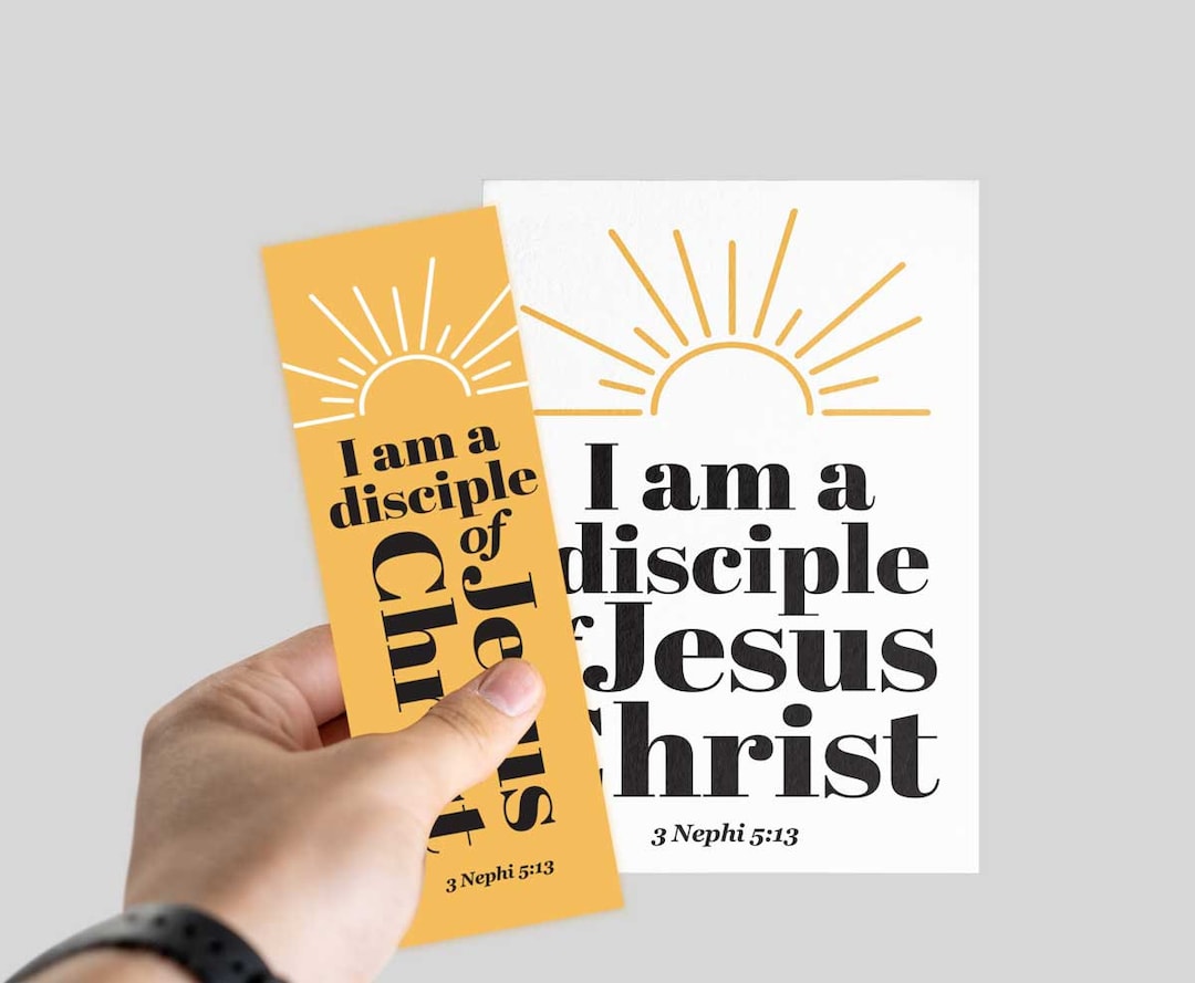 2024 LDS Youth Theme | I Am a Disciple of Jesus Christ Handout ...