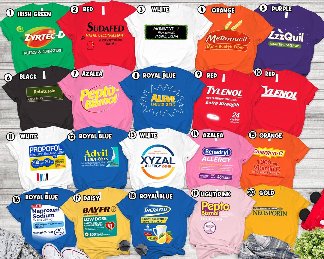 Pharmacy Costume Matching Shirt Medical Halloween Cosplay - Etsy