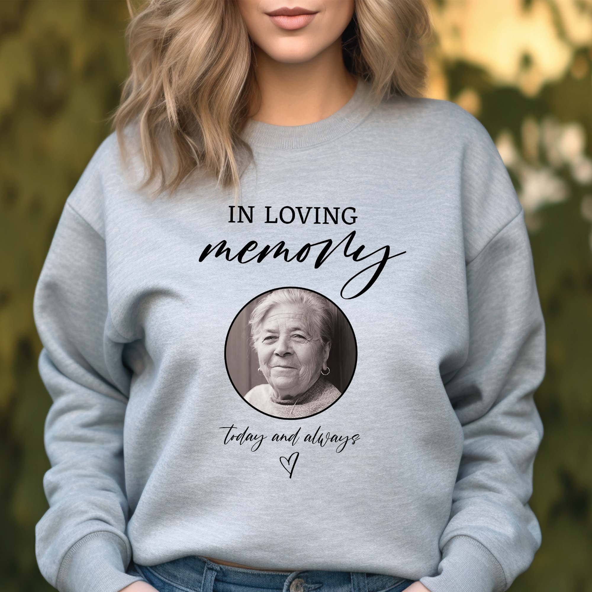 In Loving Memory Sweatshirt, CUSTOM Funeral Sweatshirt, Memorial ...