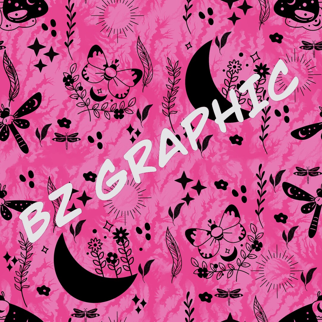 Pink Mystical Tie Dye, Tie Dye Mystical Seamless Design, Pink Mystical ...