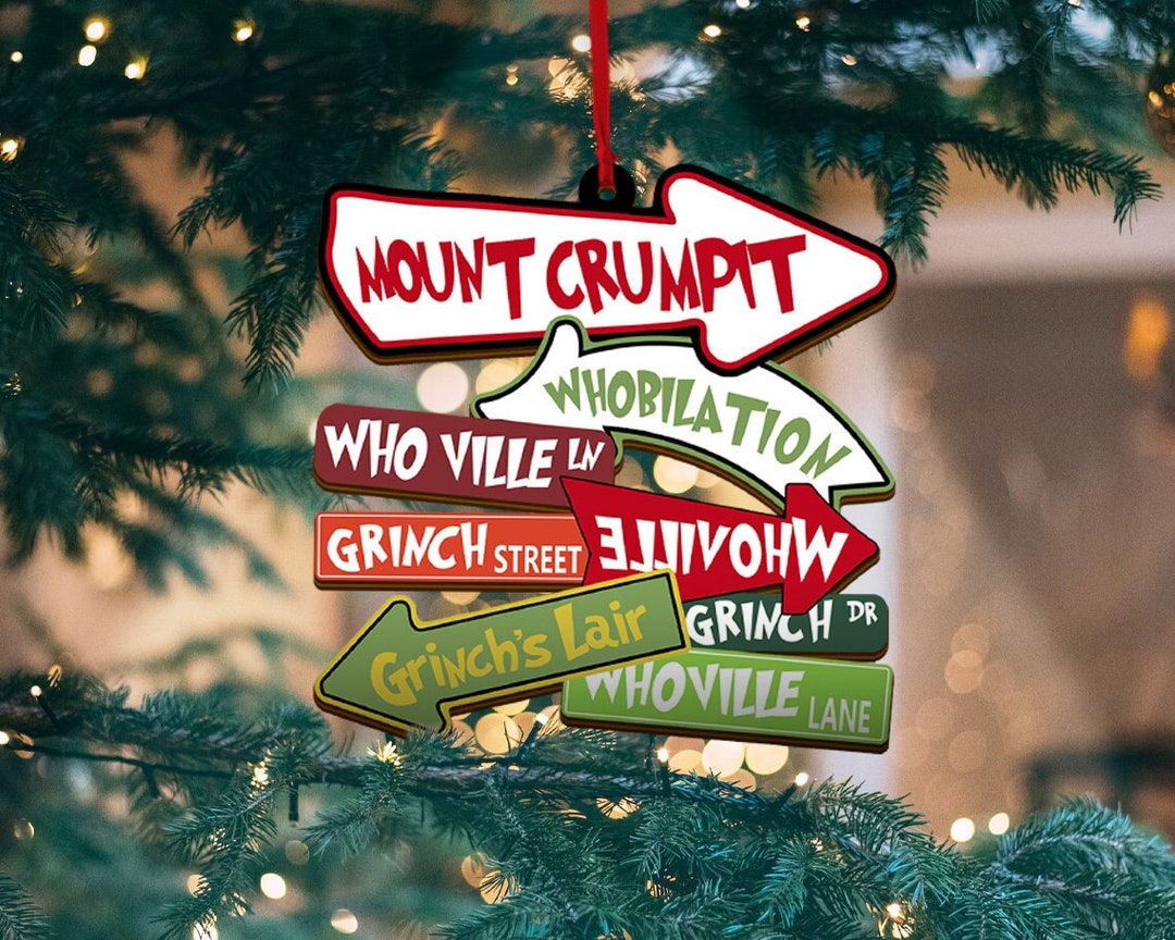 Who Ville Mount Crumpit Grinchs Lair Christmas Ornament Mini - Etsy