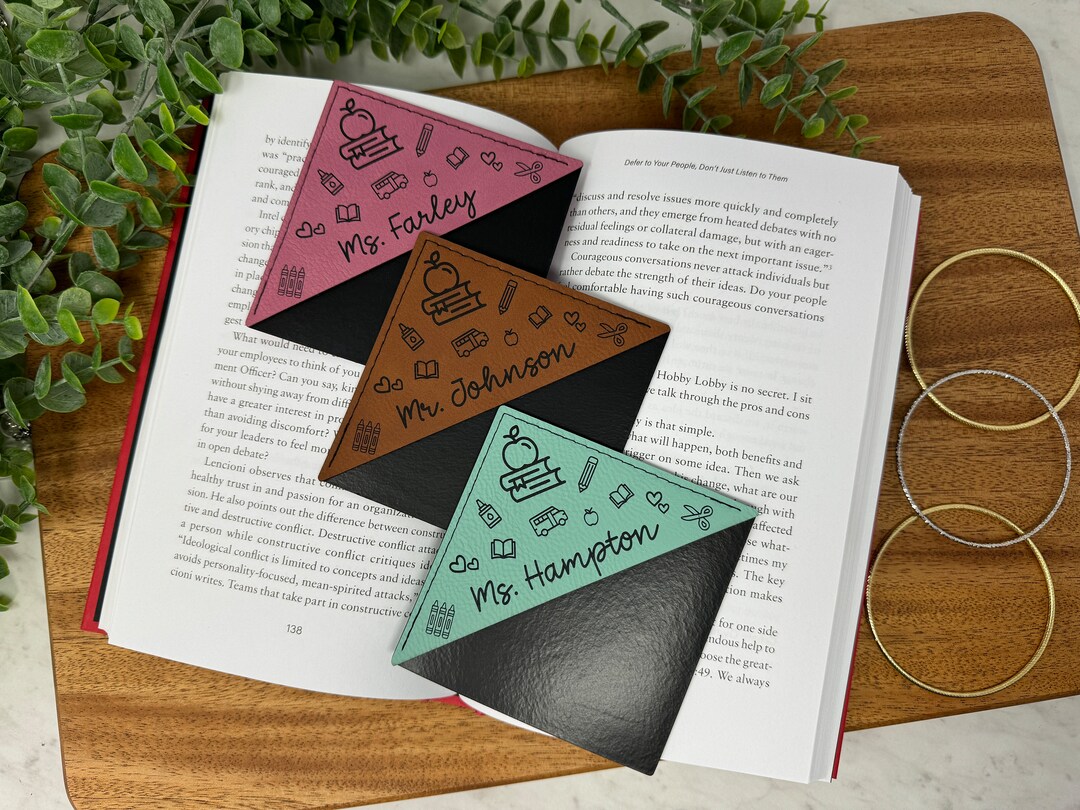 Teacher Gifts Personalized Bookmark for Teacher, Elementary Teacher ...