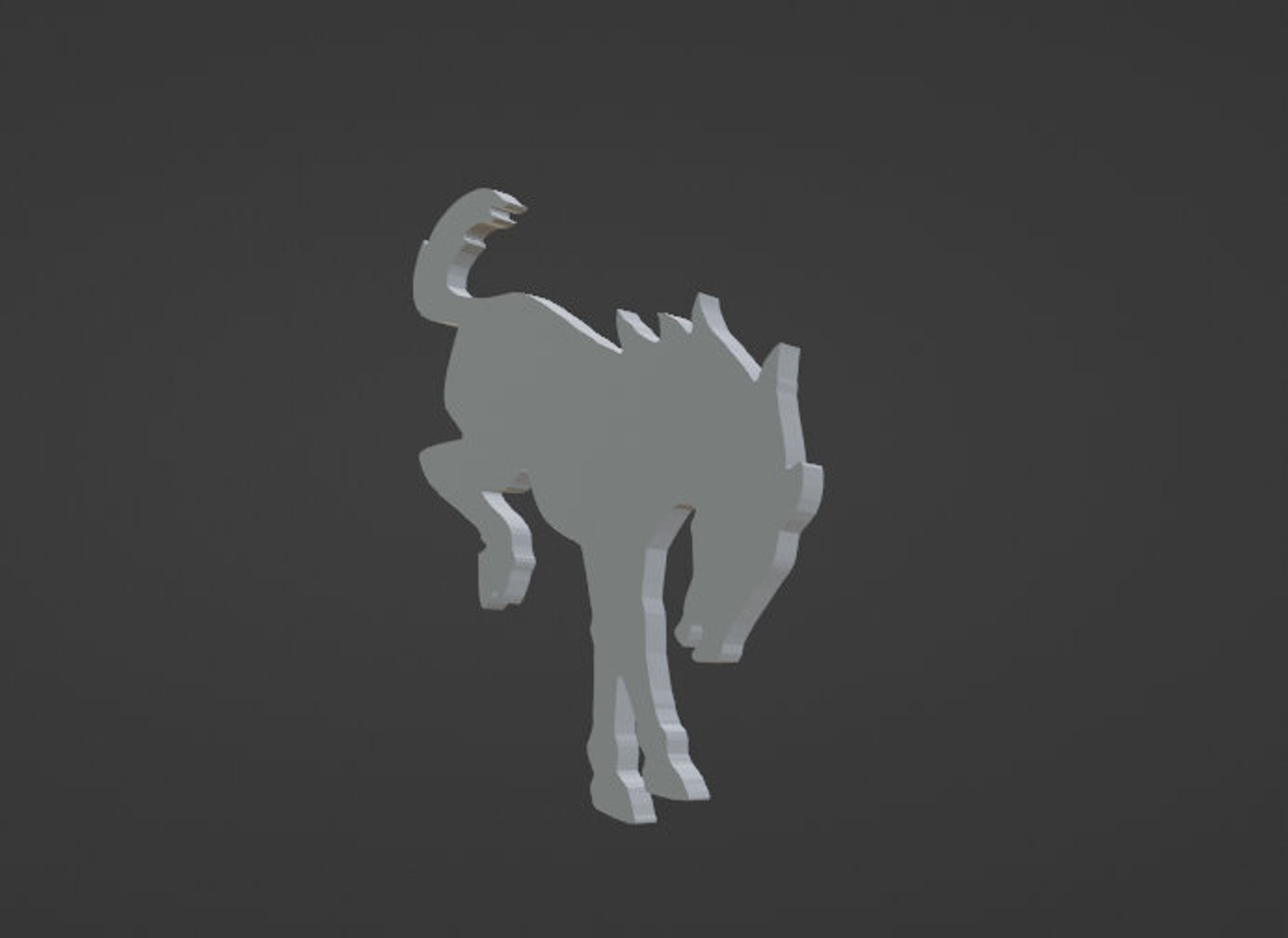 FORD BRONCO LOGO Ford Bronco Horse, 3D Model, Stl, for 3D Printing ...