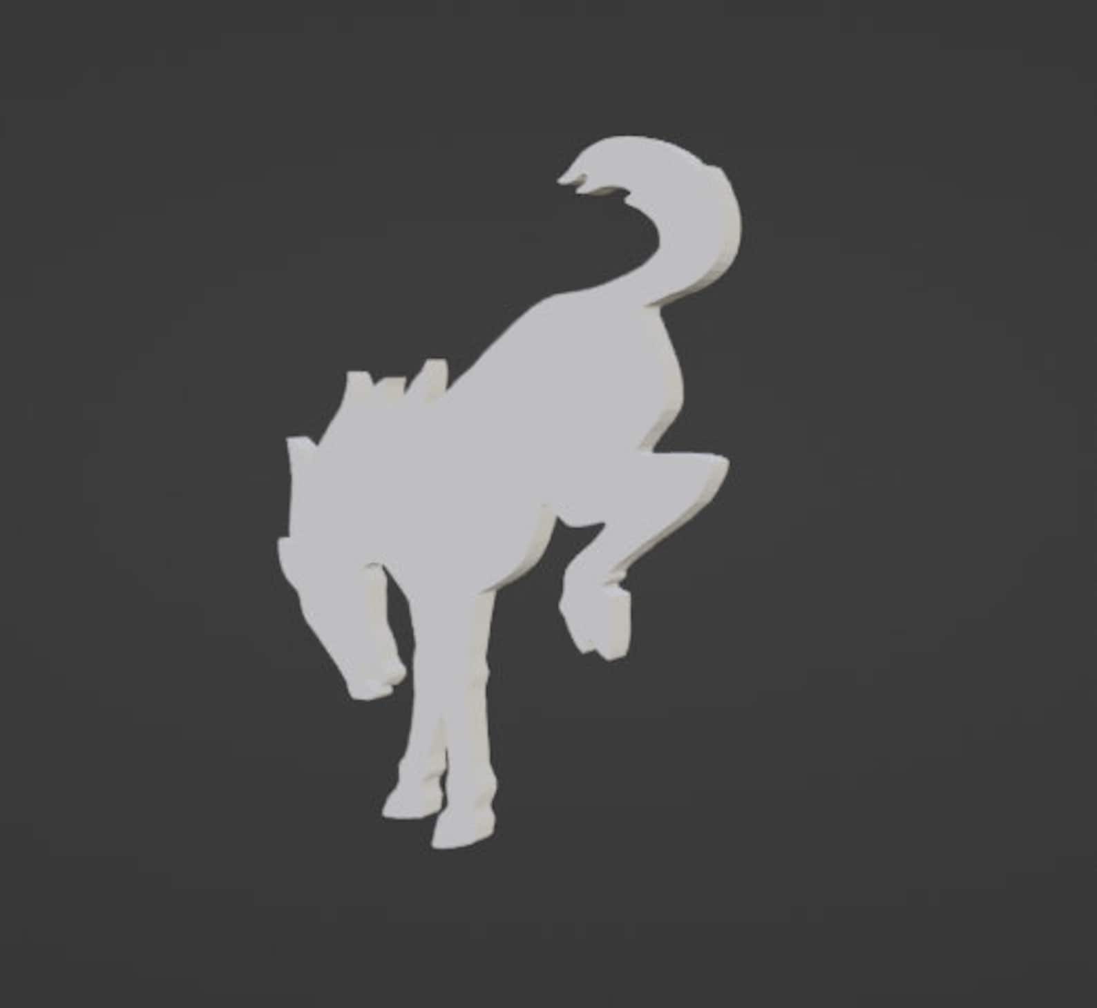 FORD BRONCO LOGO Ford Bronco Horse, 3D Model, Stl, for 3D Printing ...