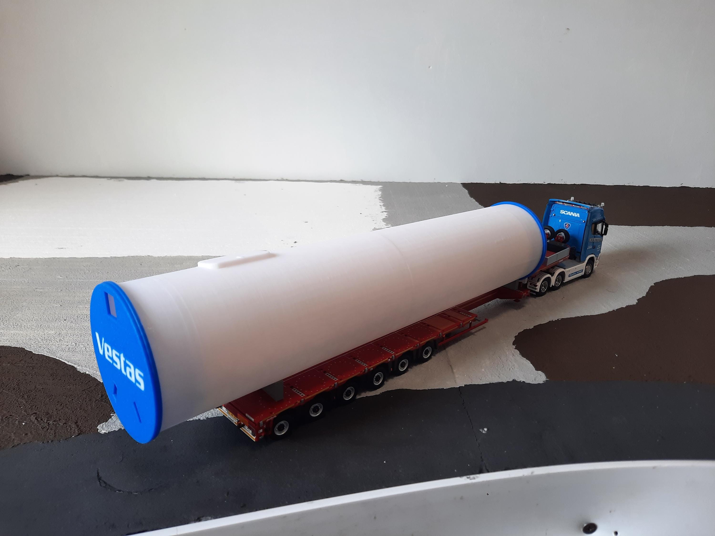 1:50 Scale Wind Turbine Base Tower Section. 3D Printed. - Etsy