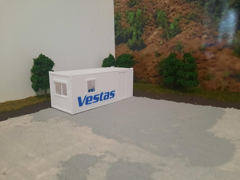 1:50 Scale Vestas Site Office. WHITE. 3D Printed. - Etsy