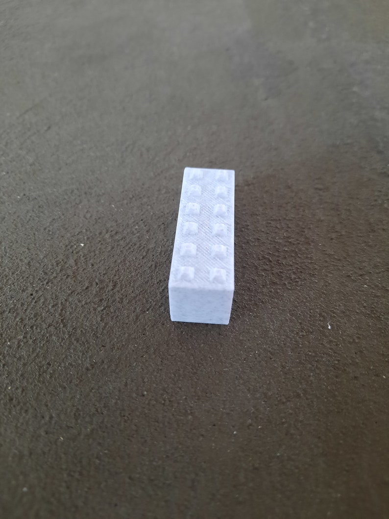 1:50 Scale Long Concrete Interlocking Block. 3D Printed. - Etsy