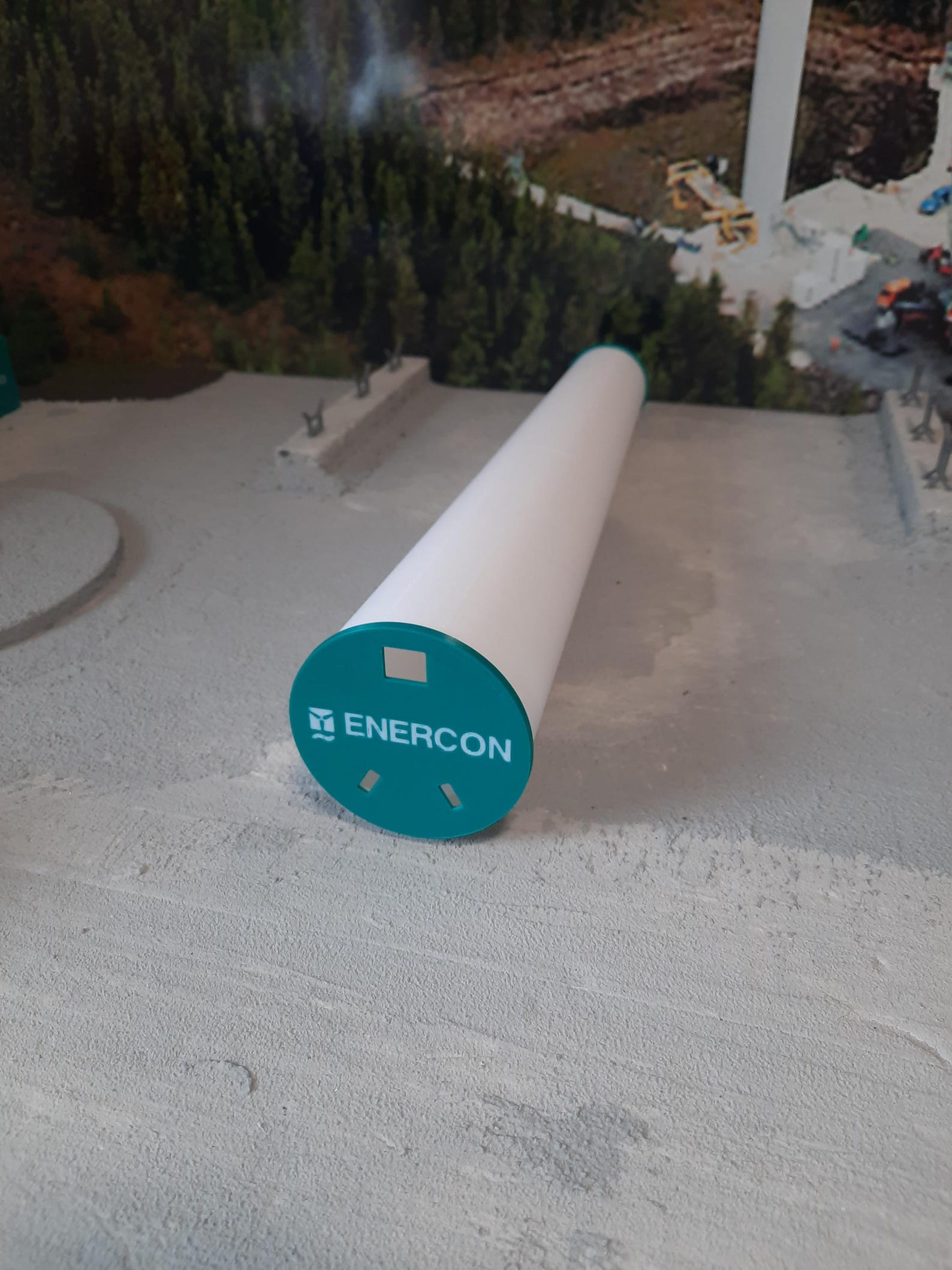 1:50 Scale Wind Turbine Base Tower Section. Enercon. 3D Printed. - Etsy