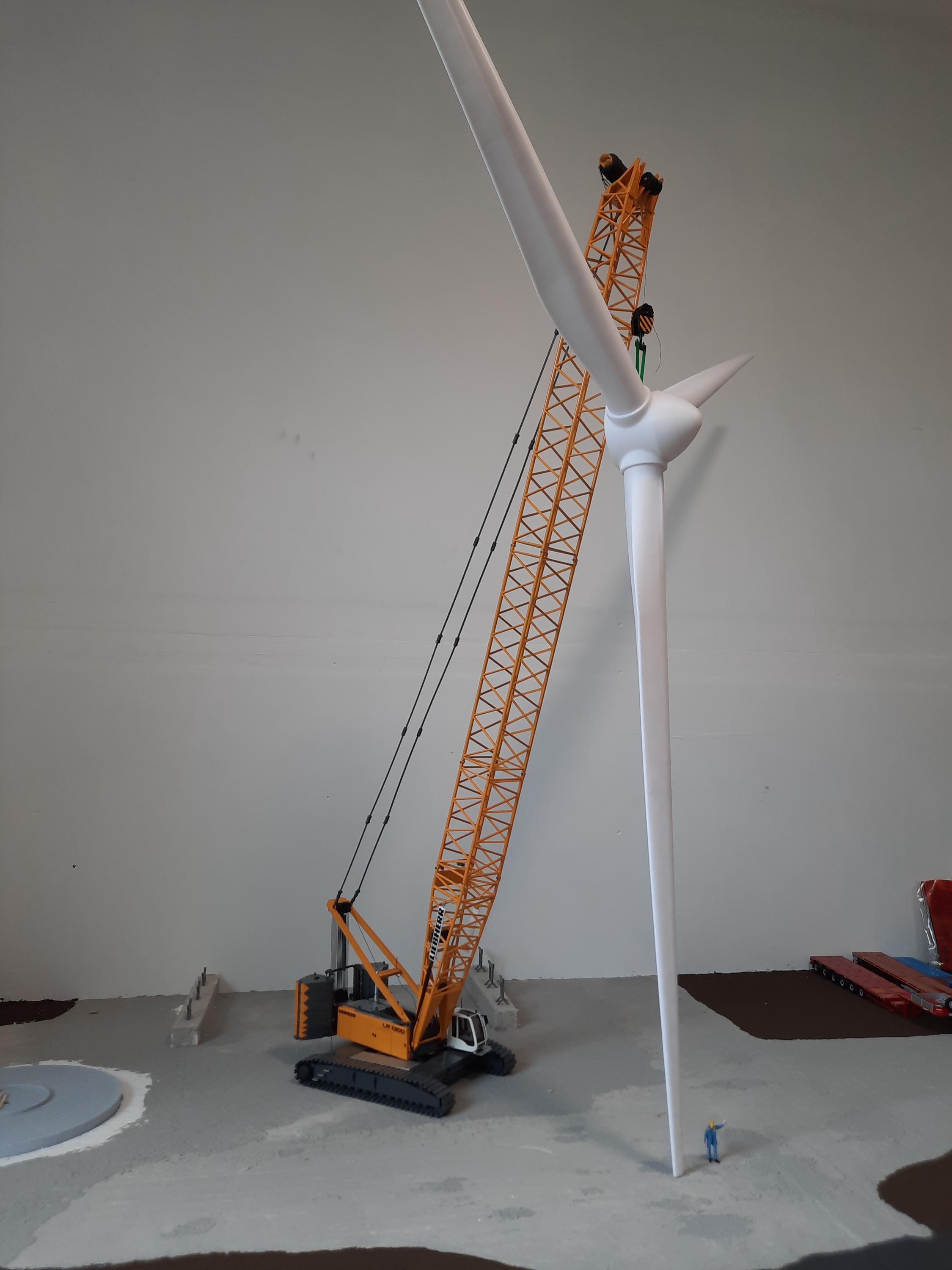 1:50 Scale Wind Turbine Blade Load for Diecast Cranes. 3D Printed ...