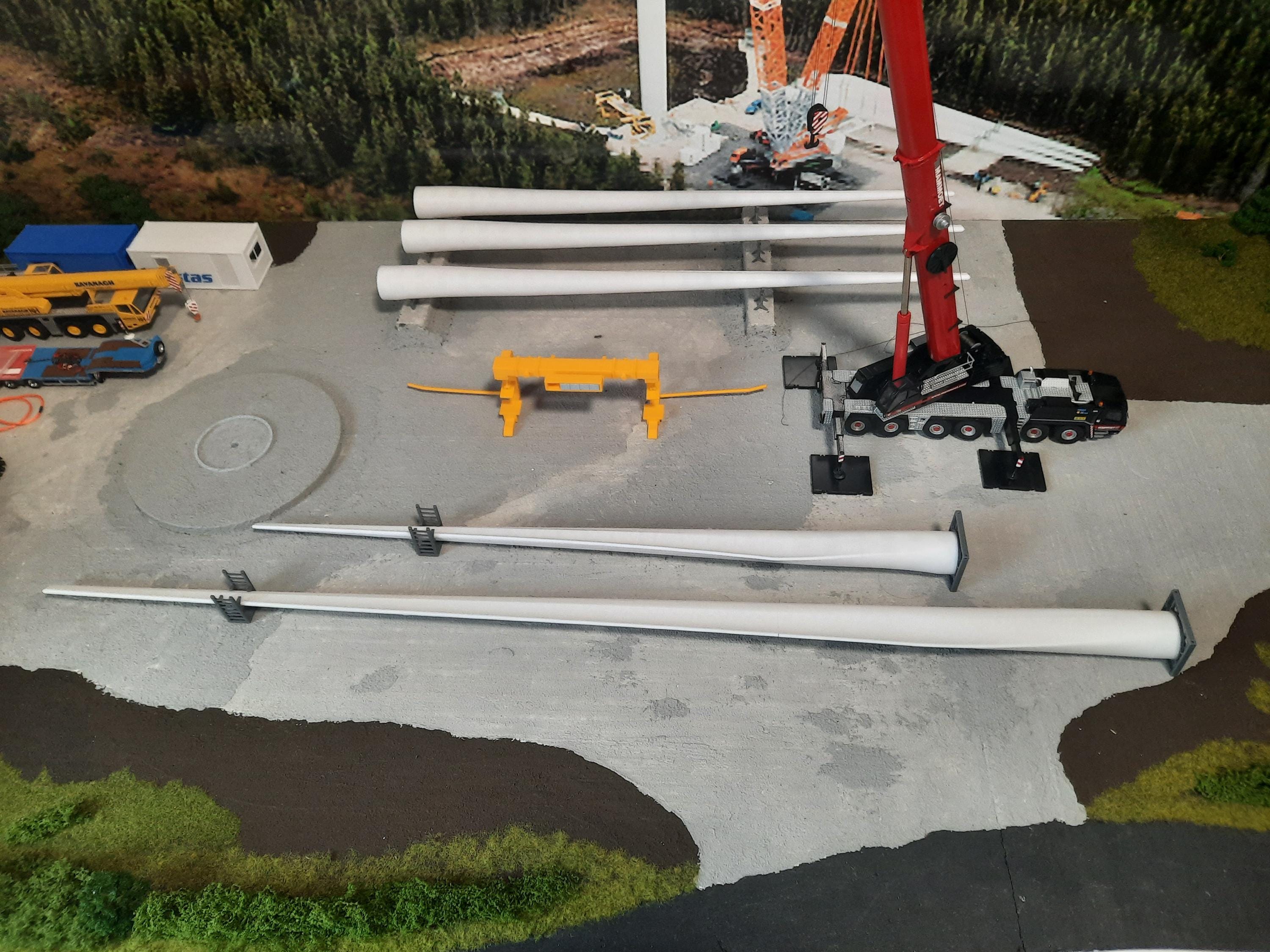 1:50 Scale Wind Turbine Blade Gripper. 3D Printed - Etsy