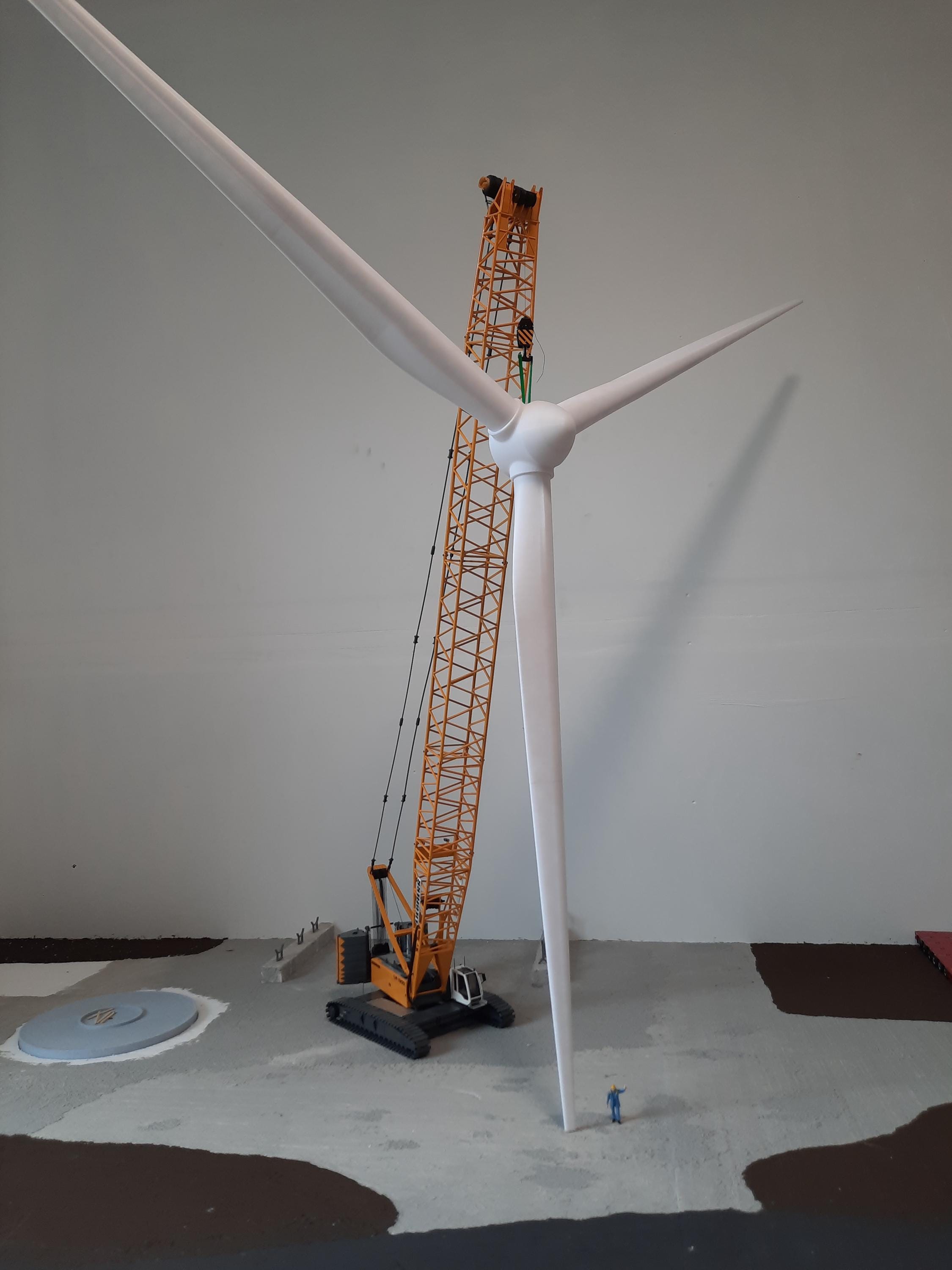 1:50 Scale Wind Turbine Blade Load for Diecast Cranes. 3D Printed ...