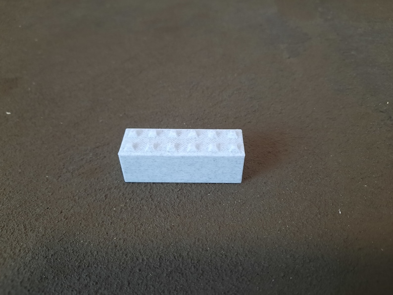 1:50 Scale Long Concrete Interlocking Block. 3D Printed. - Etsy