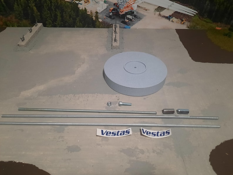 1:50 Scale Wind Turbine Assembled Model. 3D Printed - Etsy