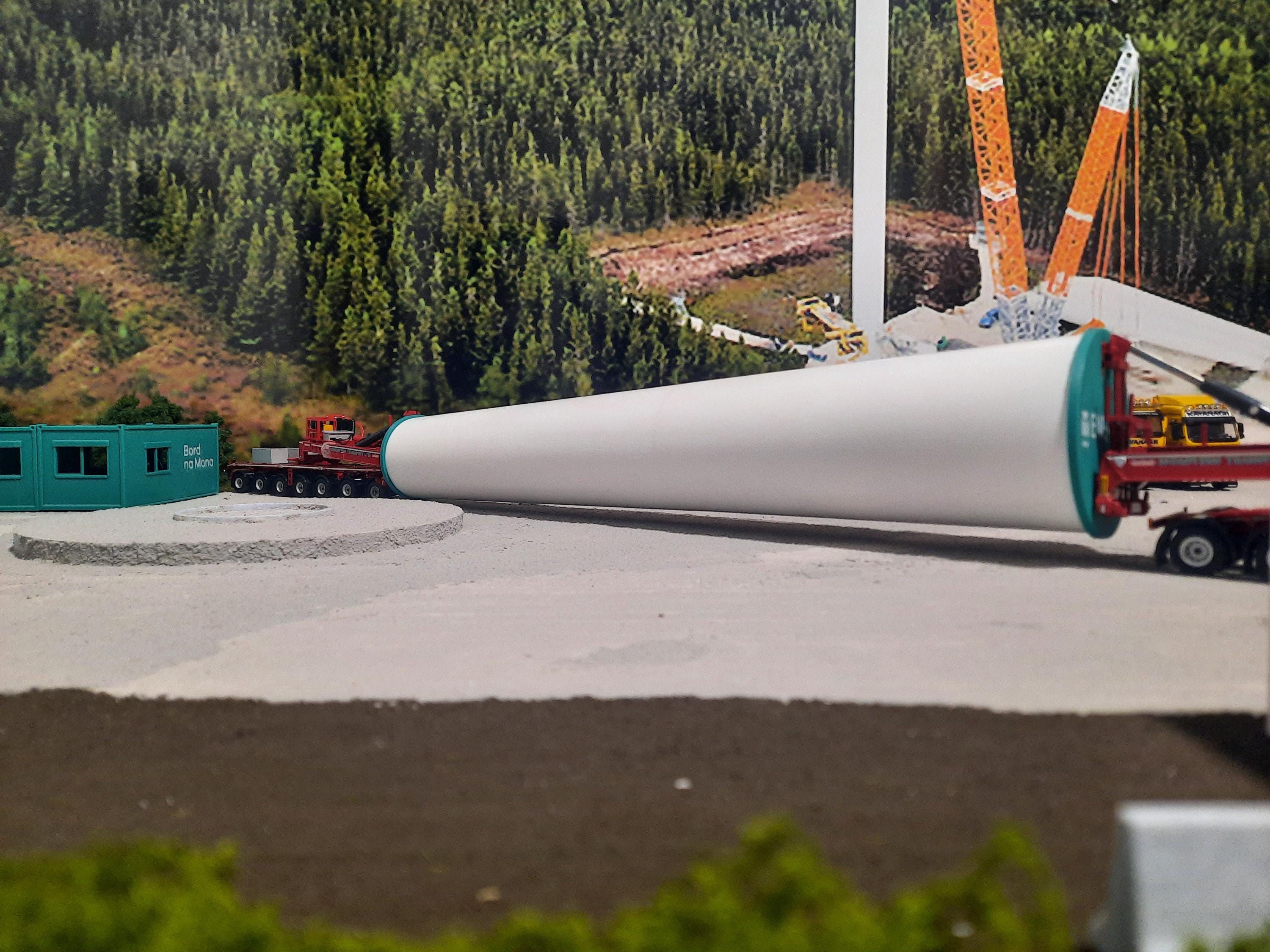 1:50 Scale Wind Turbine Base Tower Section. Enercon. 3D Printed. - Etsy