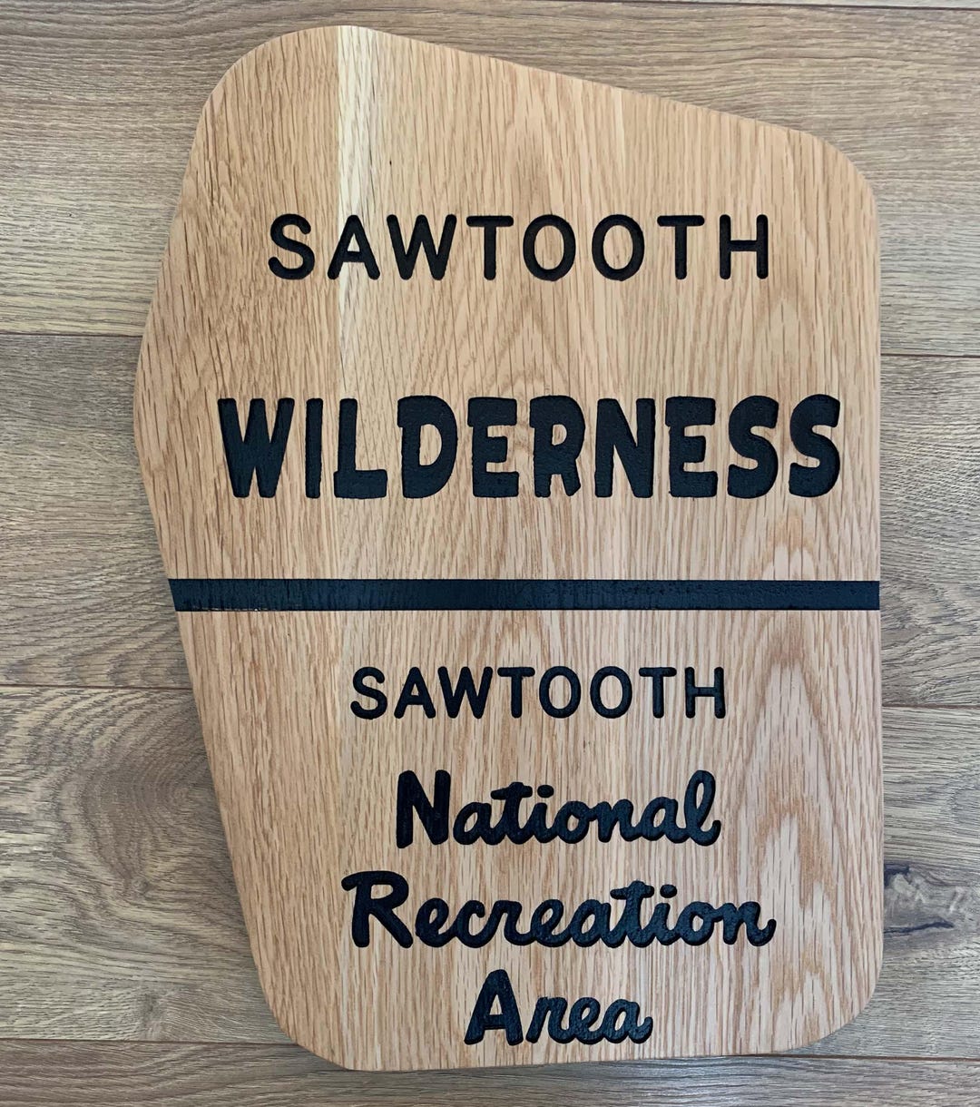 Sawtooth Wilderness White Oak Sign | Sawtooth National Forest - Etsy