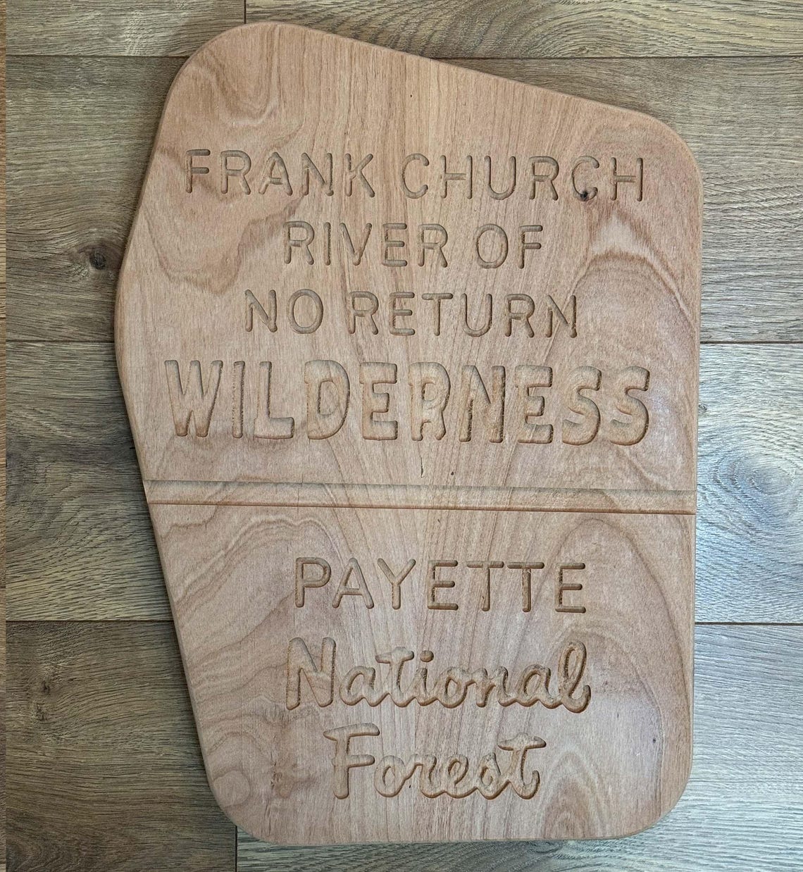 Frank Church River of No Return Alder Wilderness Sign | Payette ...