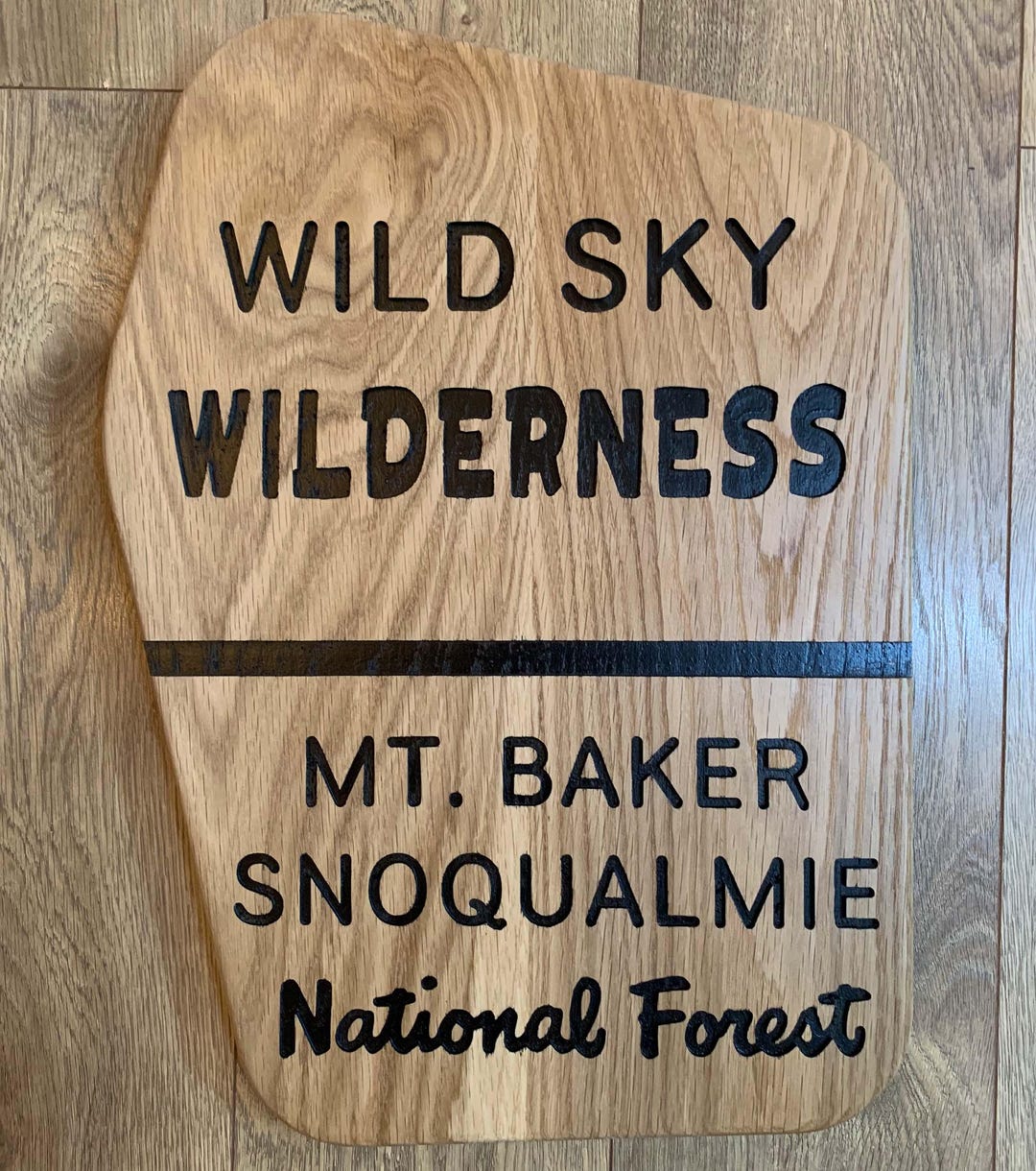 Wild Sky Wilderness White Oak Sign | Mt. Baker Snoqualmie National ...