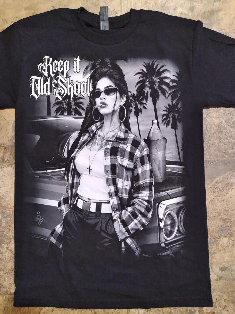 Keep It Old School Black and White T-shirts - Etsy