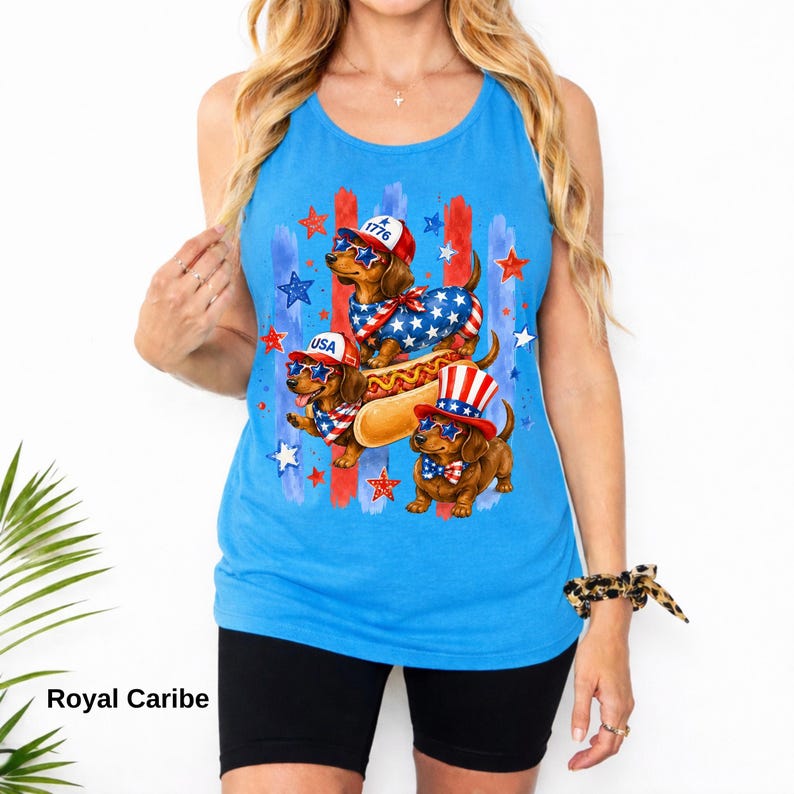 Patriotic Dachshund Hot Dog PNG, Funny 4th of July Design, Independence ...