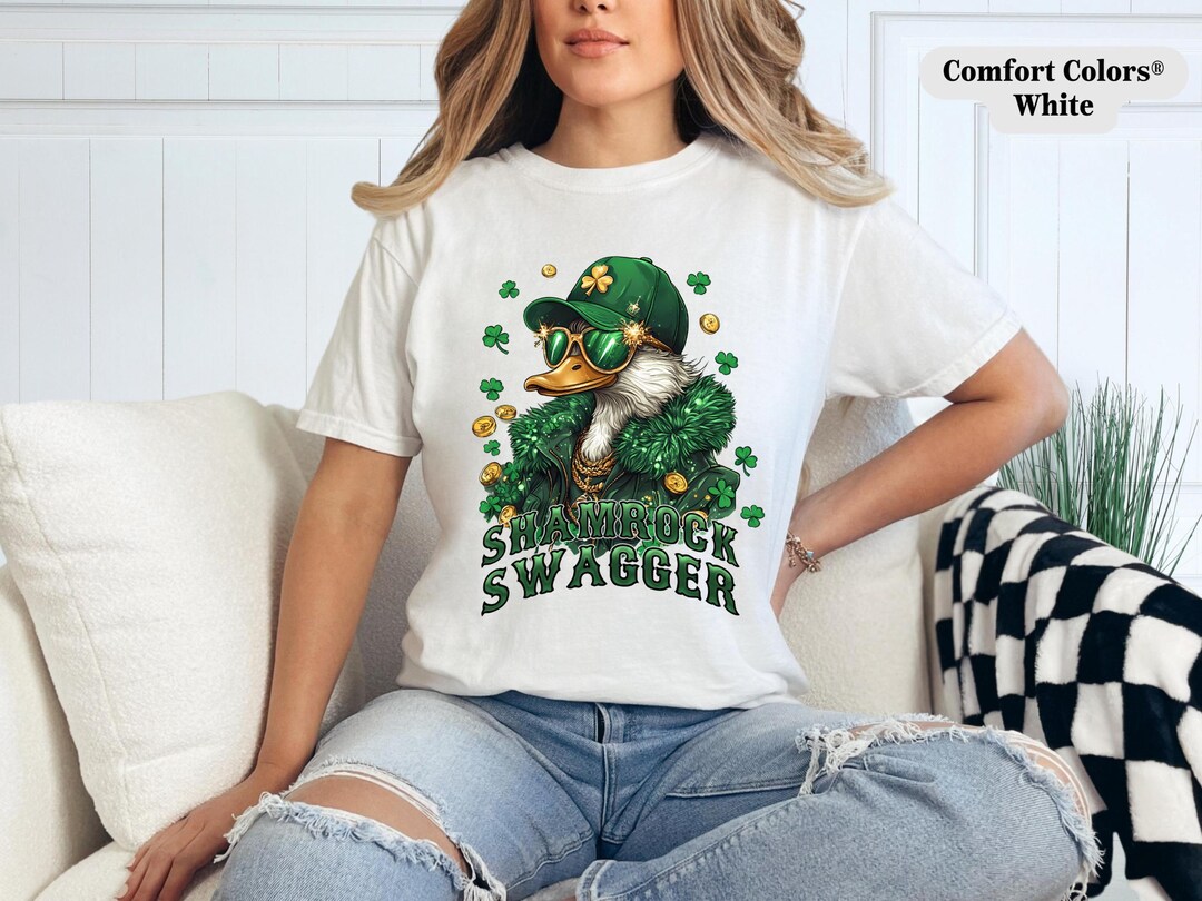 Shamrock Swagger St. Patrick's Day Comfort Colors® Shirt, Funny ...