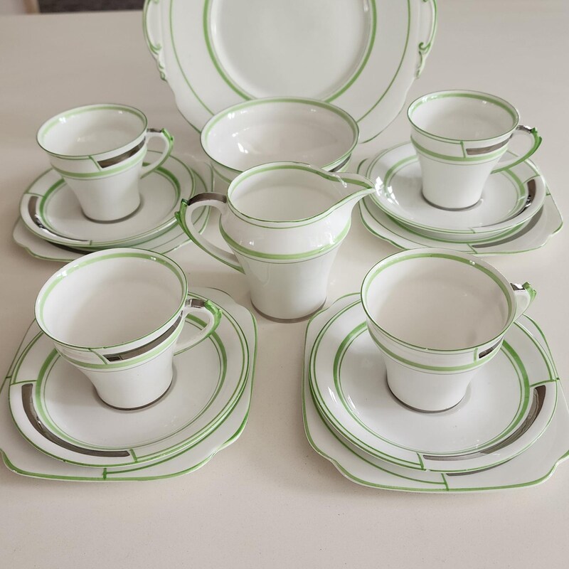 Art Deco Tea Set - Etsy