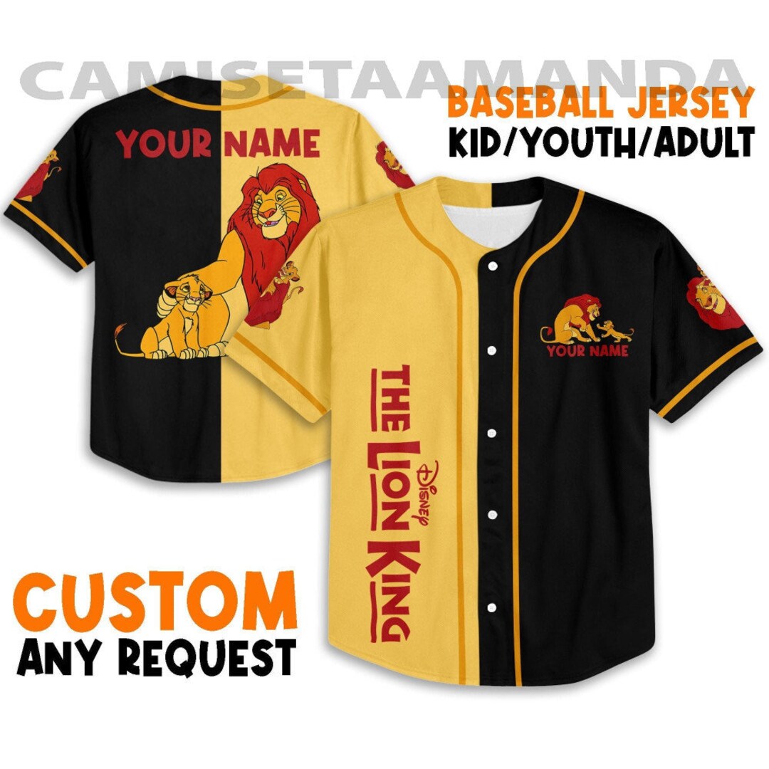 Personalize the Lion King Mufasa Simba Dad and Son Half and - Etsy