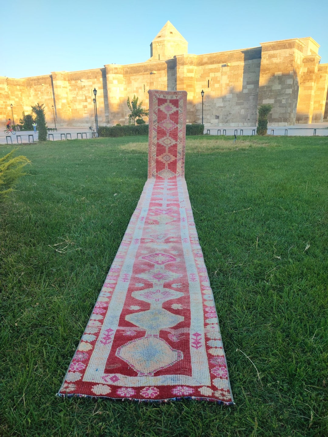 23ft Extralong Rug Runner Farmhouse Hallway Rug Runner Free Shipping ...