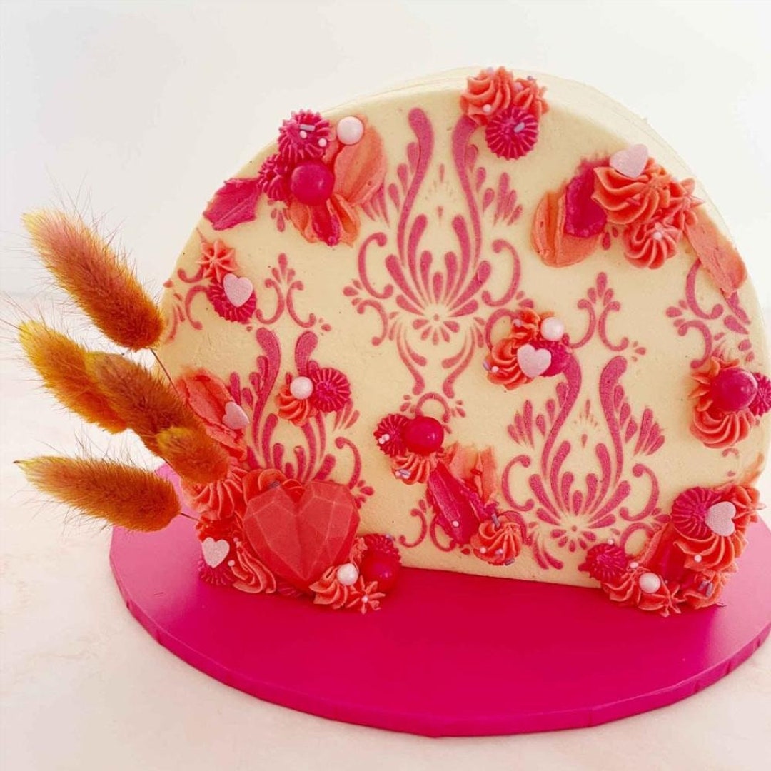 Cake Board Round Hot Pink Matt Masonite 5mm 6" 8"10"12" Baking Card ...