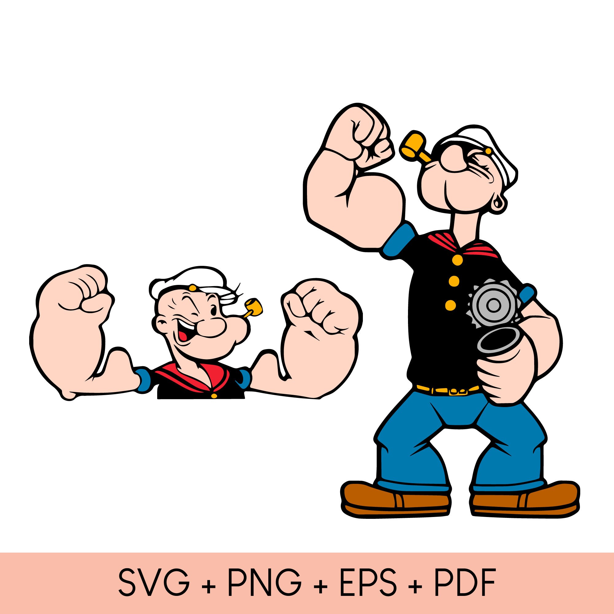 Strong Cartoon Man
