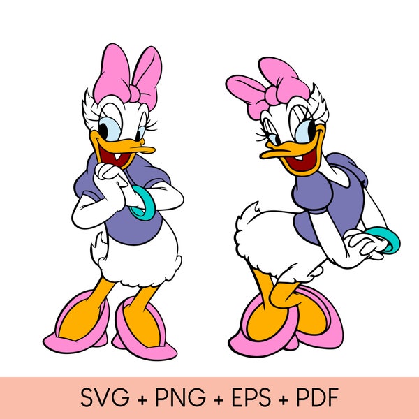 Daisy Duck Vector - Etsy