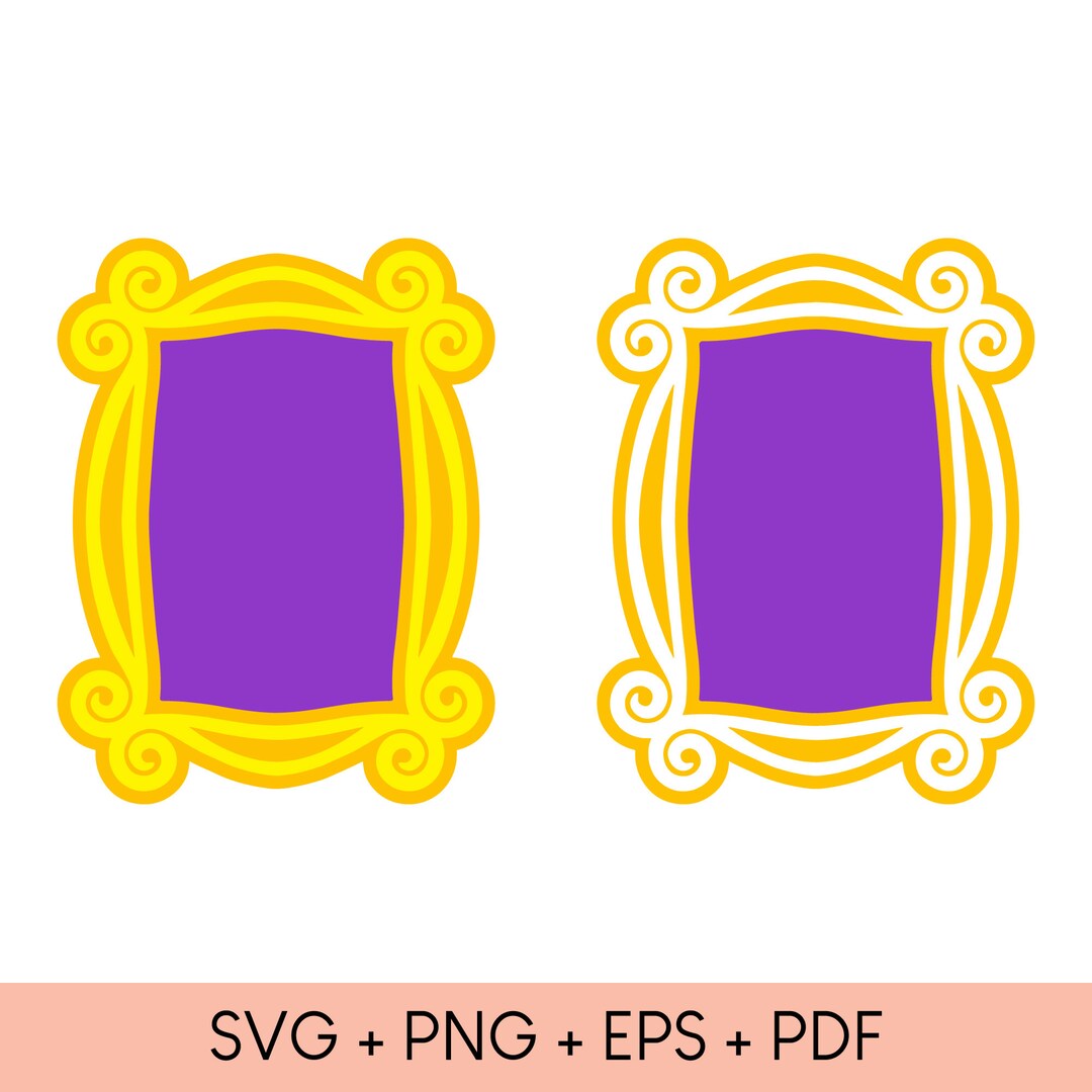 Friends Frame Svg Show Svg Cute Svg Frame Svg Vector - Etsy