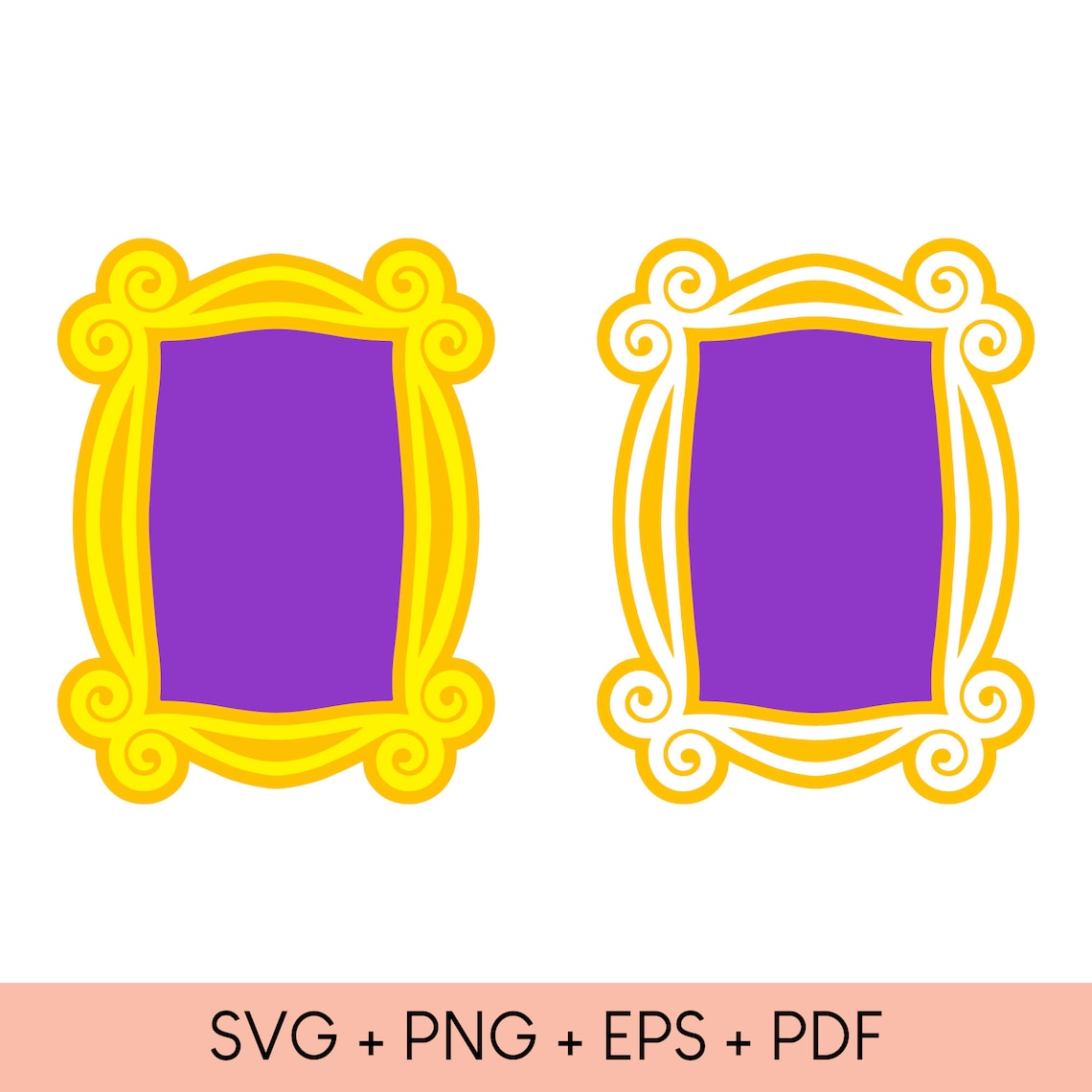 Friends Frame Svg Show Svg Cute Svg Frame Svg Vector - Etsy