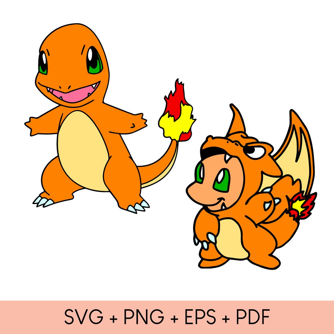 Charmander Svg Pokémon Svg Anime Svg Sports Svg Vector - Etsy