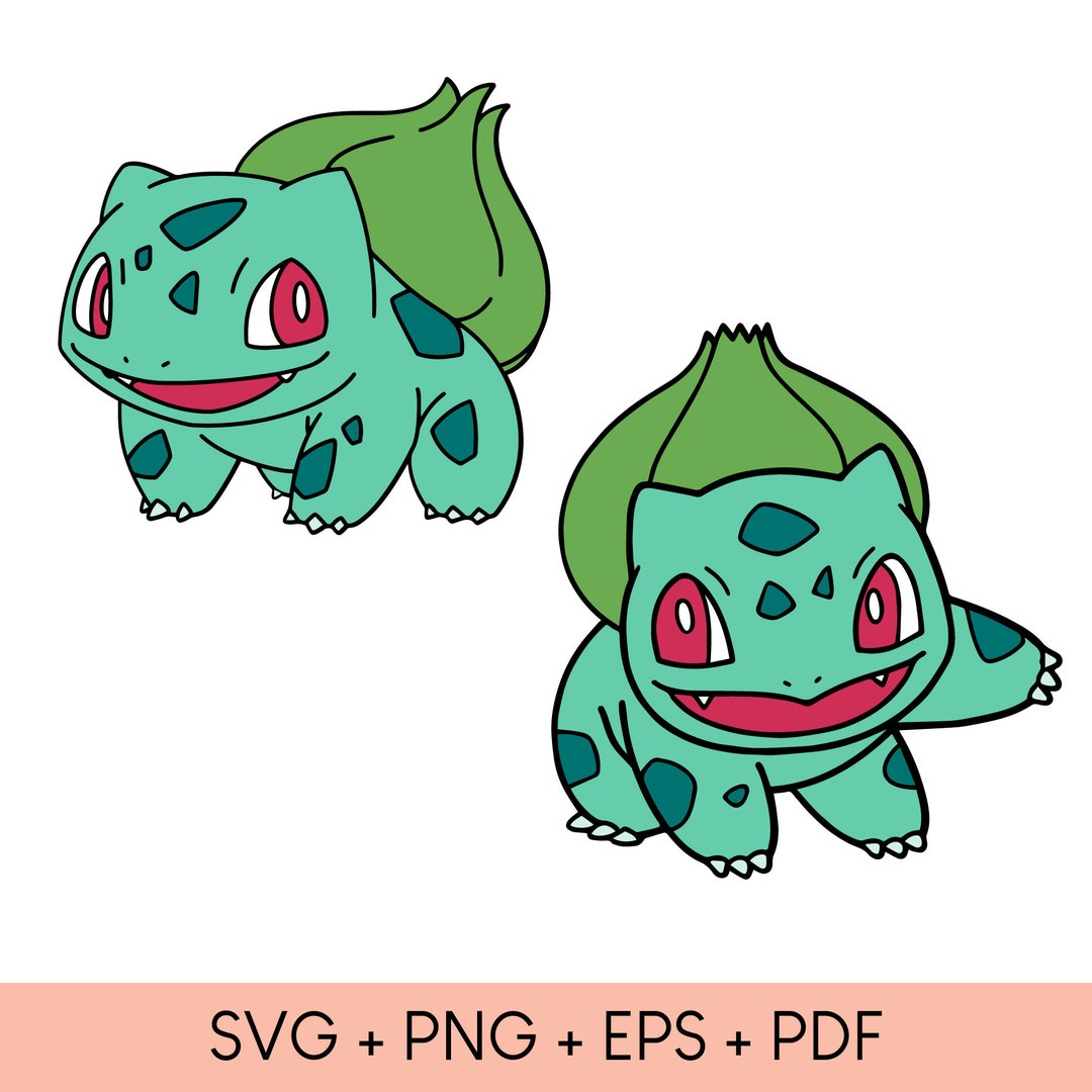 Bulbasaur SVG Pokémon SVG Anime SVG Sports SVG Vector - Etsy France