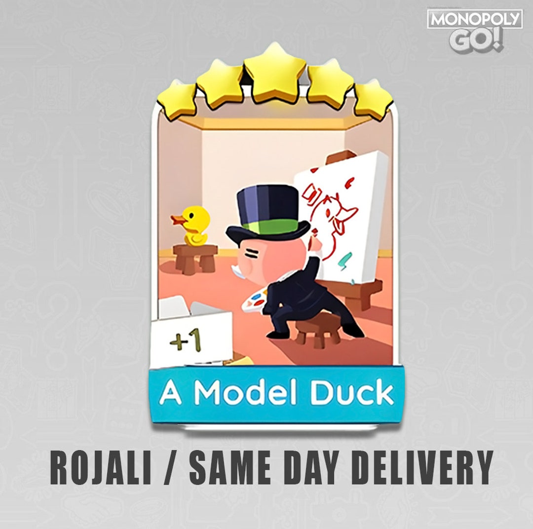 A Model Duck 5 Star Mono Go Sticker Sameday Deliver for Your Collection ...